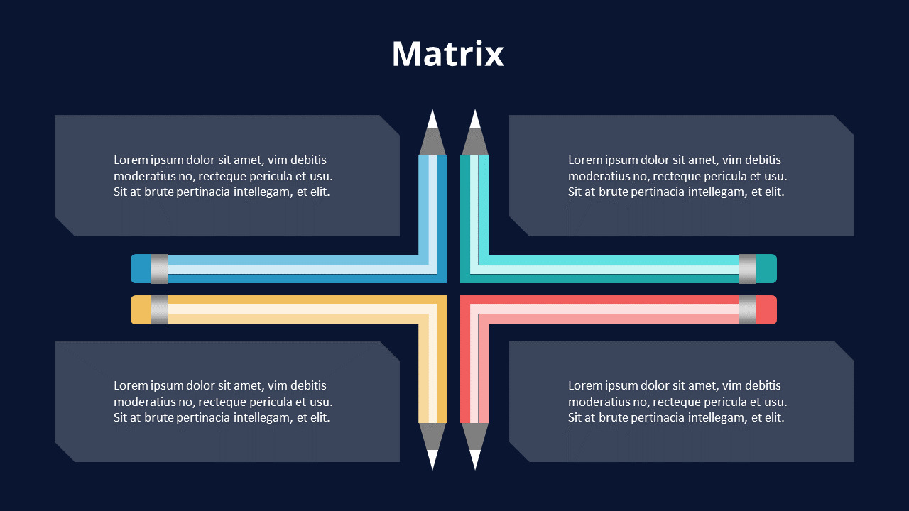 Diagrama de matriz de tabla de cuadrícula