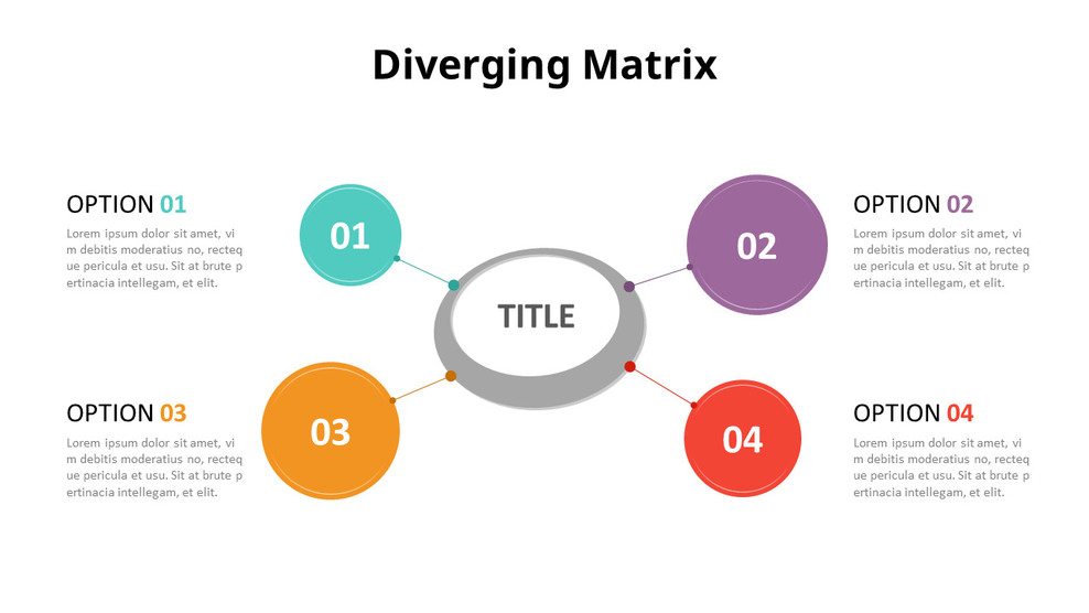 Matrix Infographic Diagram