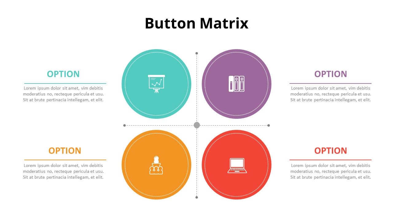 Matrix Infographic Diagram