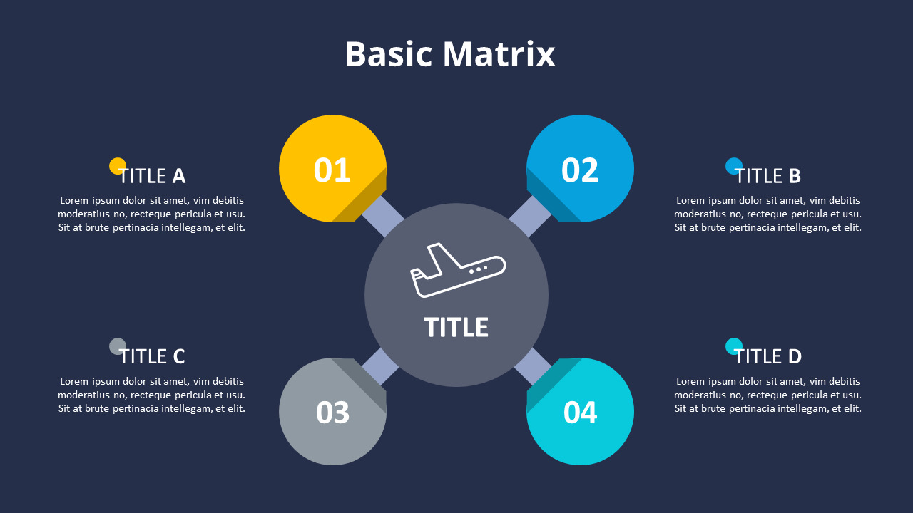 Matrix Infographic Diagram