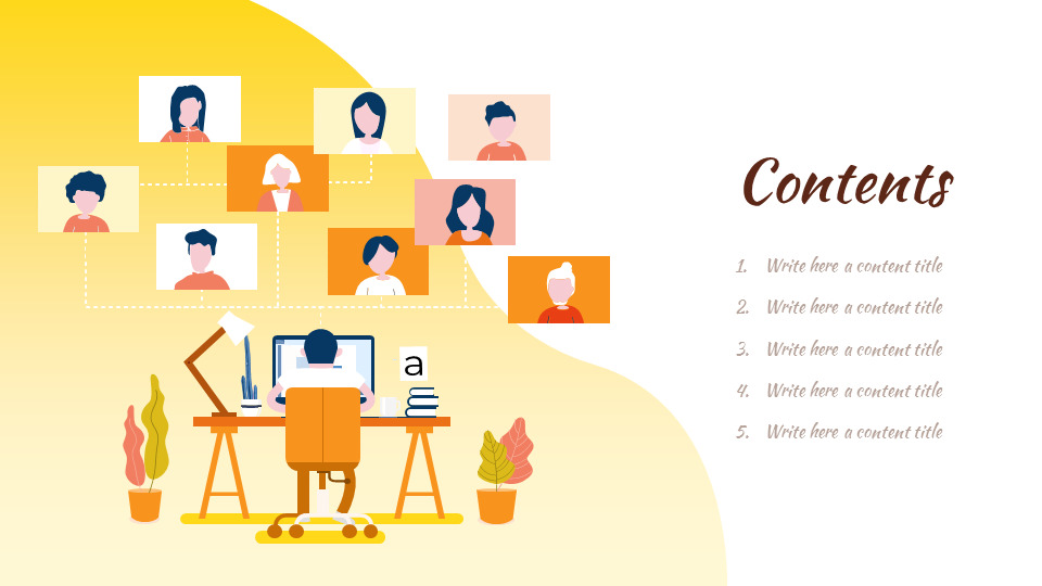 Working from Home Google Slides