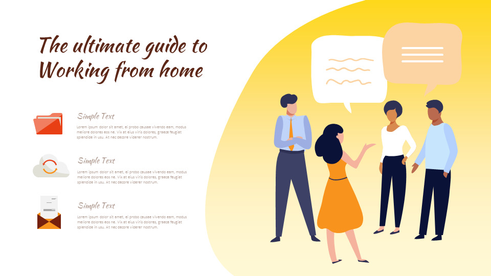 Working from Home Google Slides