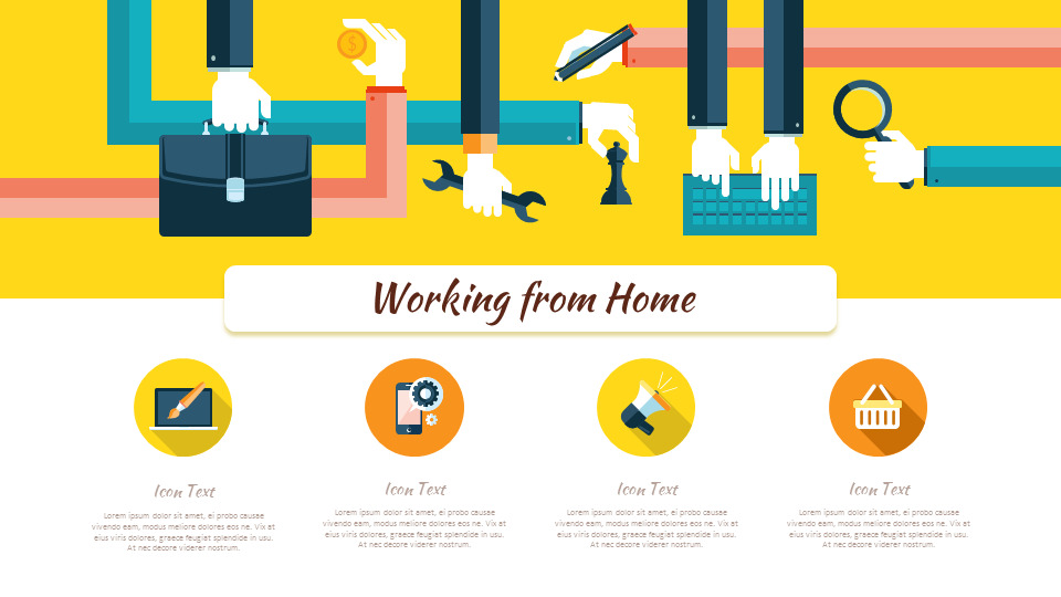 Working from Home Google Slides