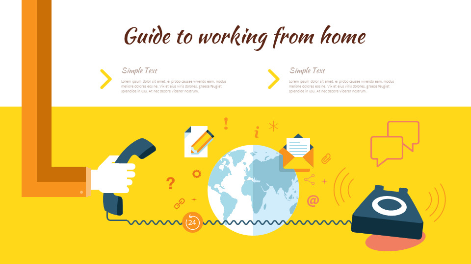 Working from Home Google Slides