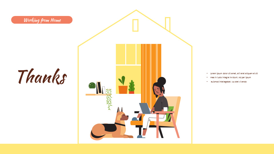 Working from Home Google Slides