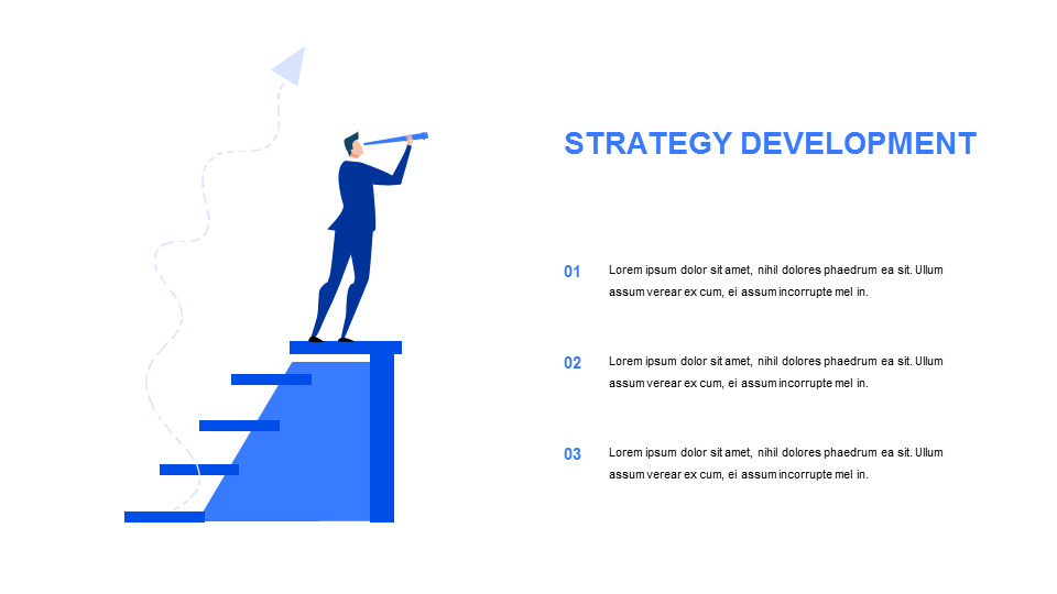 Blue Pitch Deck Template Design slide deck