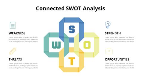 Cross SWOT Analysis Animation Diagram