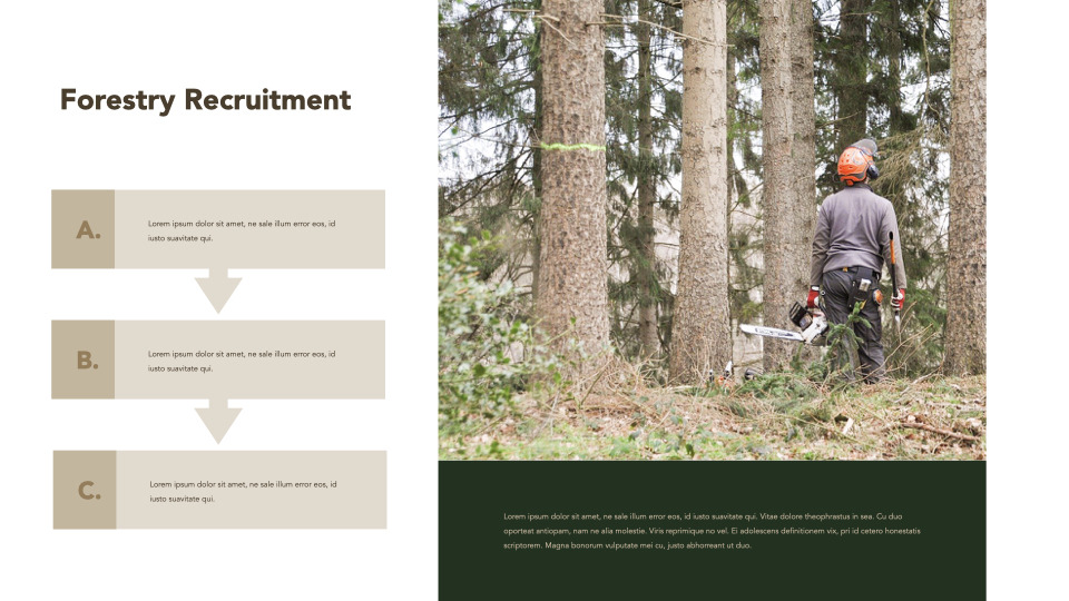 Forestry Business template keynote