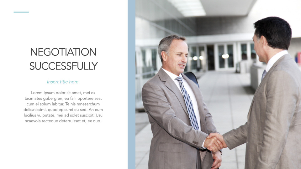 Negotiation professional presentation|Business|Keynote