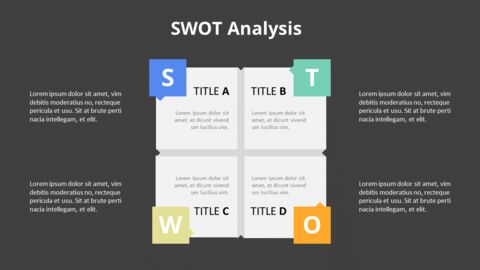 SWOT Analysis Diagram Animated PowerPoint Templates