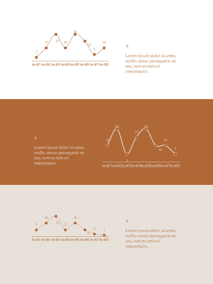 Fall Lookbook Abstract Design PowerPoint Table of Contents