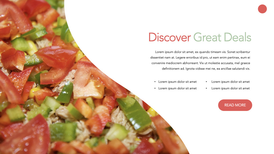 Italian Food Keynote to PPT|Business