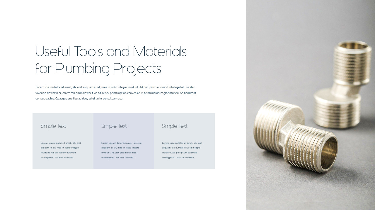 Plumbing Service Industry PPT Presentation