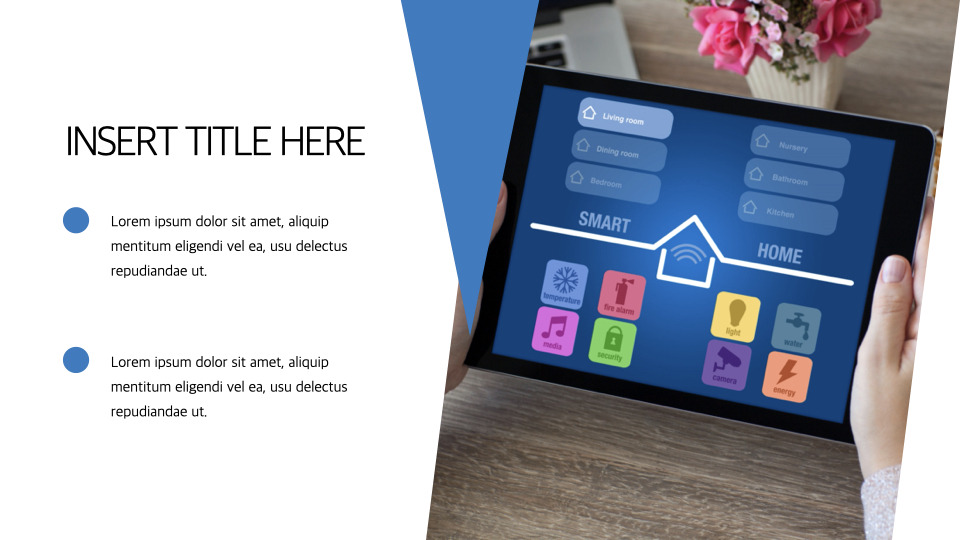 Smart Home company profile template design|IT/Commerce|Keynote