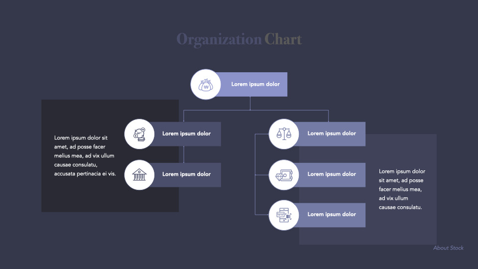 Stock Market company profile template design|Business|Keynote
