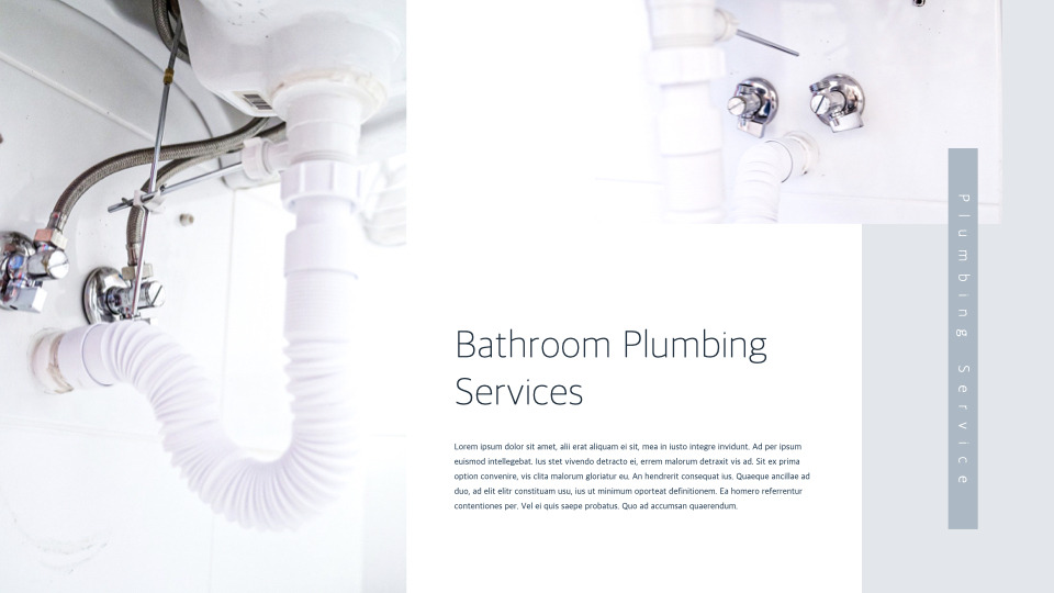 Plumbing Service Industry slideshare ppt|Business|Keynote