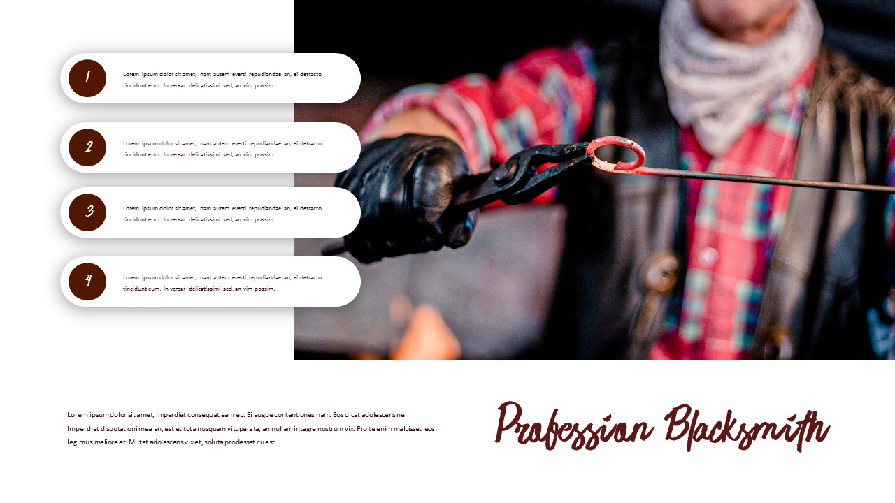 Blacksmith PowerPoint Presentations Samples|Business|Templates