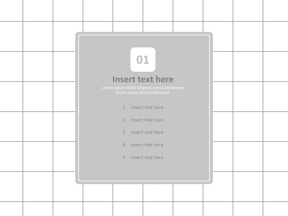 grid template for powerpoint