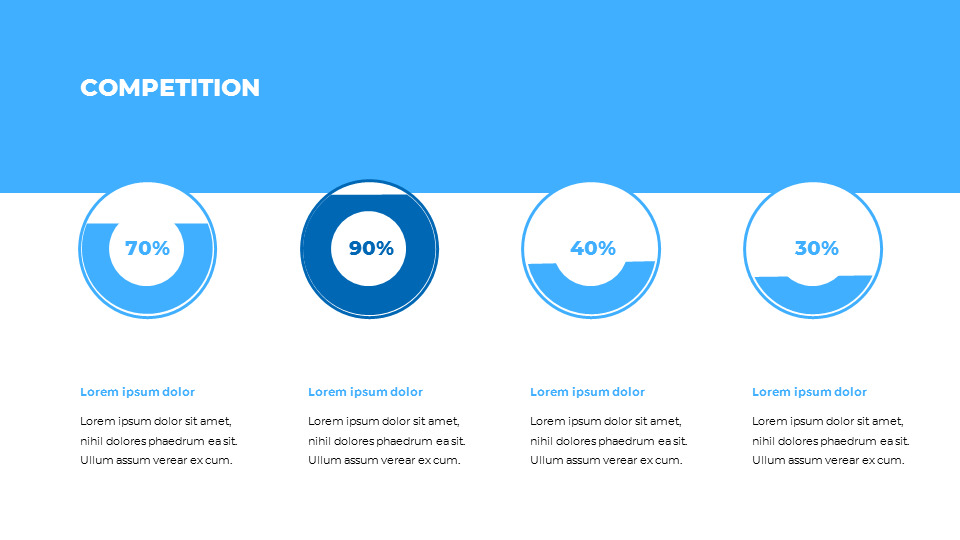 Blue Business Illustration Pitch Deck startup presentation template