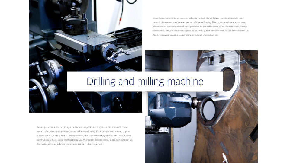 Milling Machines presentation slide design|Business|Keynote