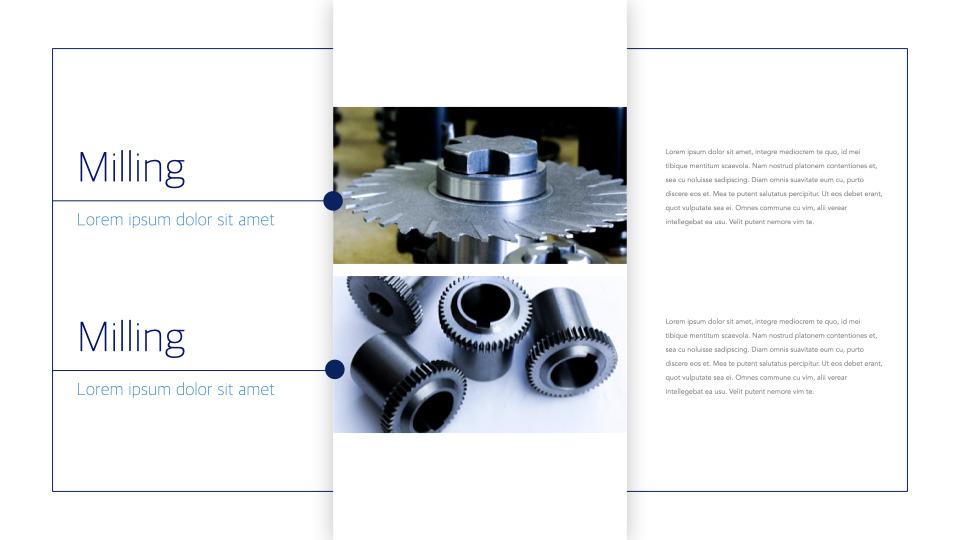 Milling Machines presentation slide design|Business|Keynote