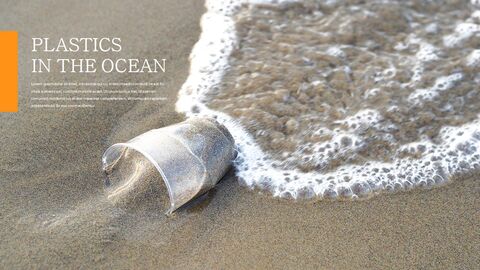 Plastic Pollution is Growing slide template|Lifestyle|PPT