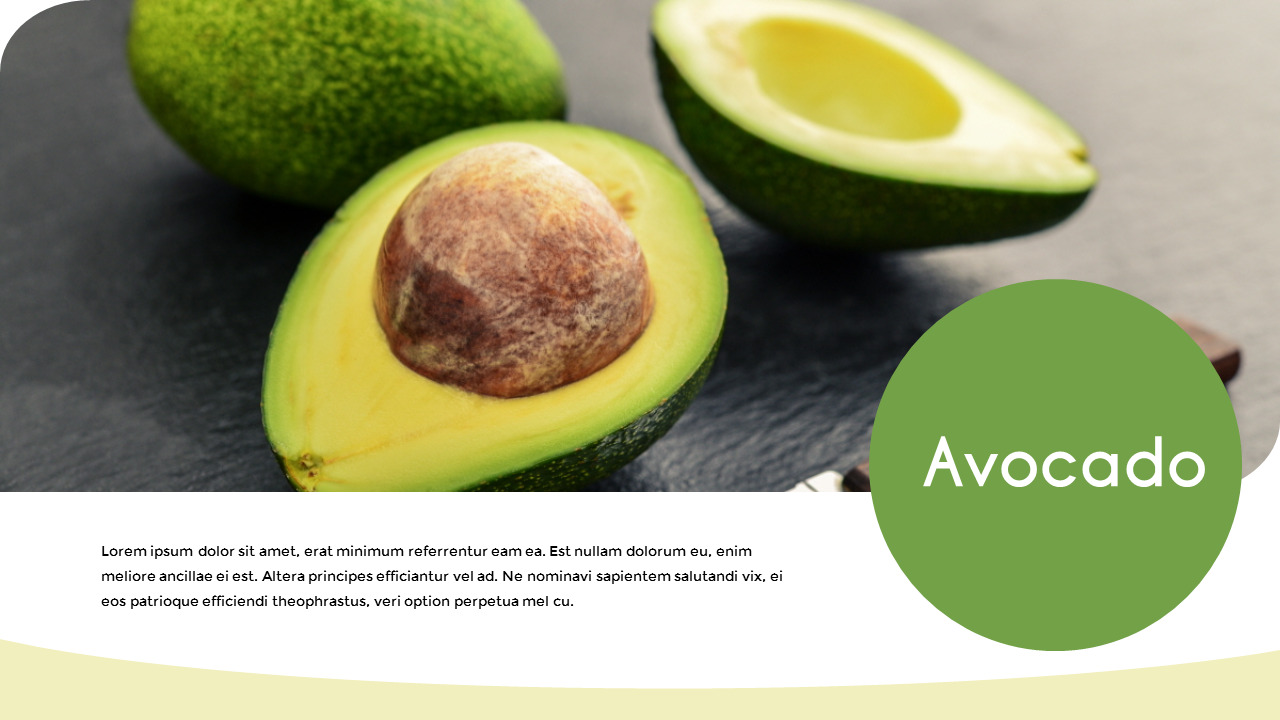 Avocado Presentation Design|Business|PPT Templates