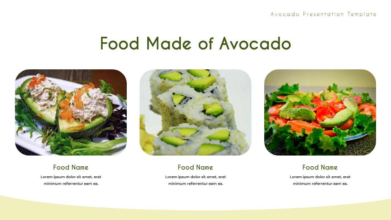 Avocado Presentation Design|Business|PPT Templates