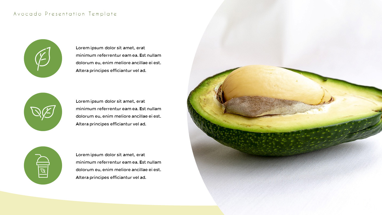 Avocado Presentation Design|Business|PPT Templates