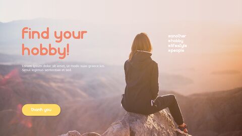 What Is Your Hobby? powerpoint template|Lifestyle