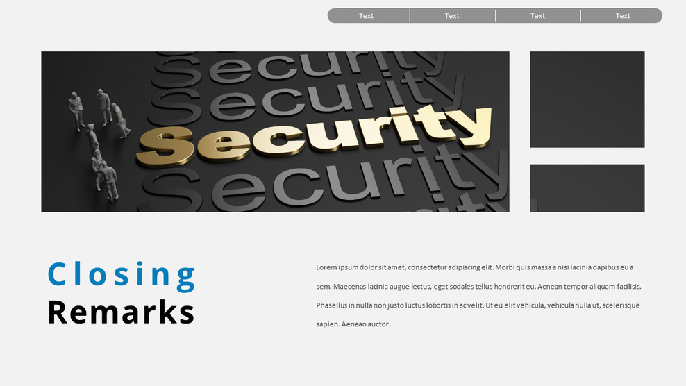 Business Closing remarks PowerPoint Slide Deck|Proposal|Single