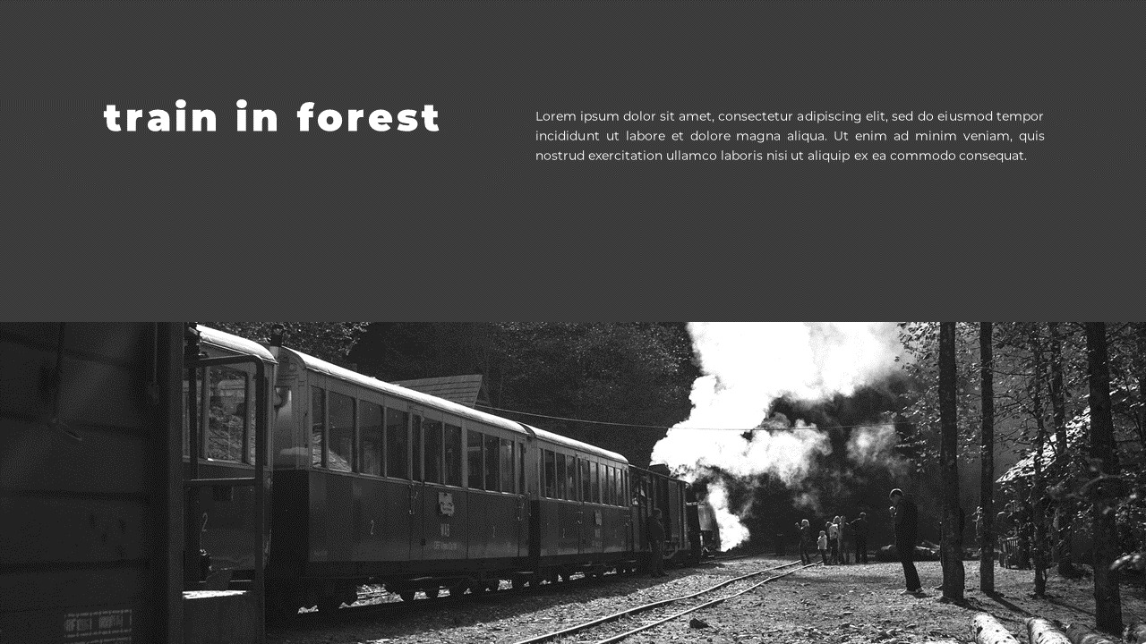 Train Presentation PowerPoint Template