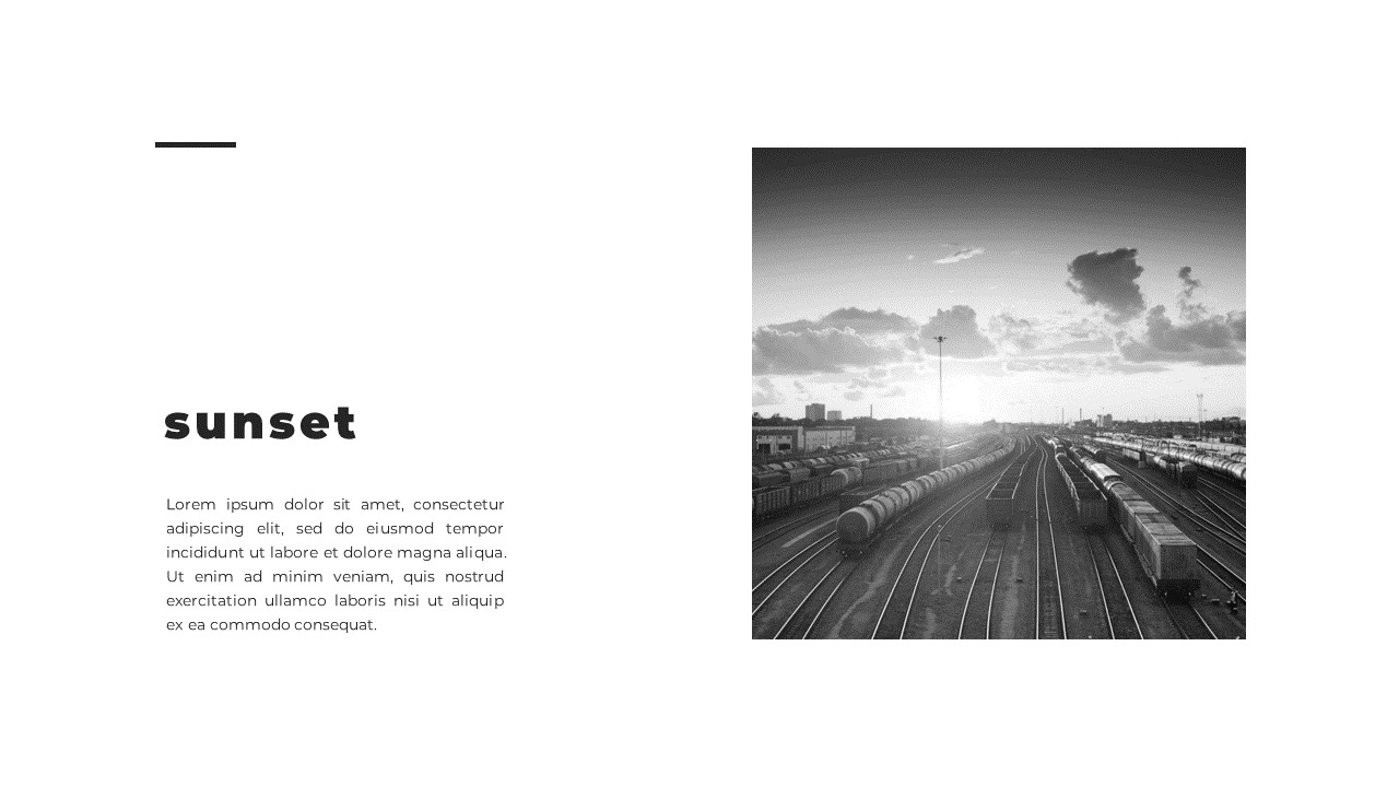 Train Presentation PowerPoint Template