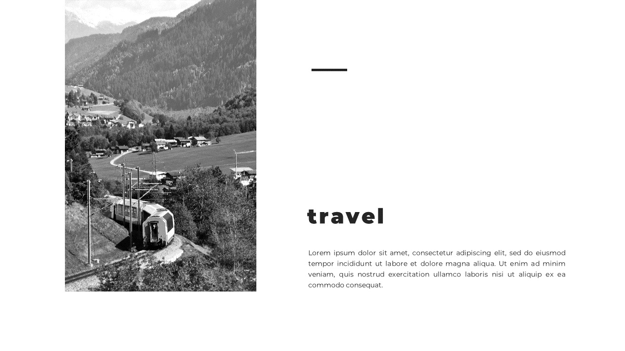 Train Presentation PowerPoint Template