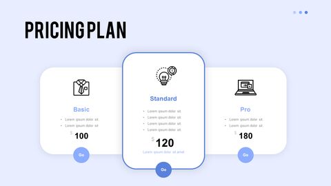 Business Pricing Plan Deck Layout|Prices|Single Slides