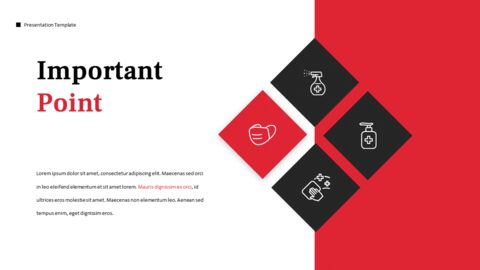 Covid Virus Important Point Design|Problem, Solution|Single Slides