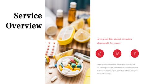 Covid Virus Service Overview Single Layout|Product, Services|Slides