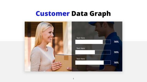 Customer Data Graph Single Page|Customers|Slides