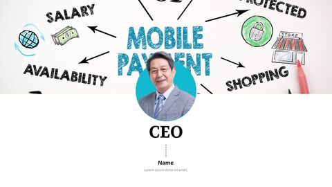 Mobile payment CEO Simple Slide|Single