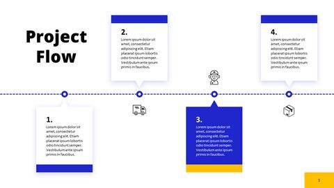 Project Flow PPT Design|Timeline|Single Slides