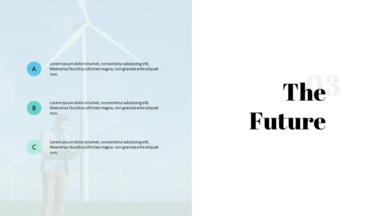Renewable energy The Future Presentation Slides|Vision, Mission|Single