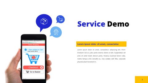 Service Demo Template Design|Product, Services|Single Slides