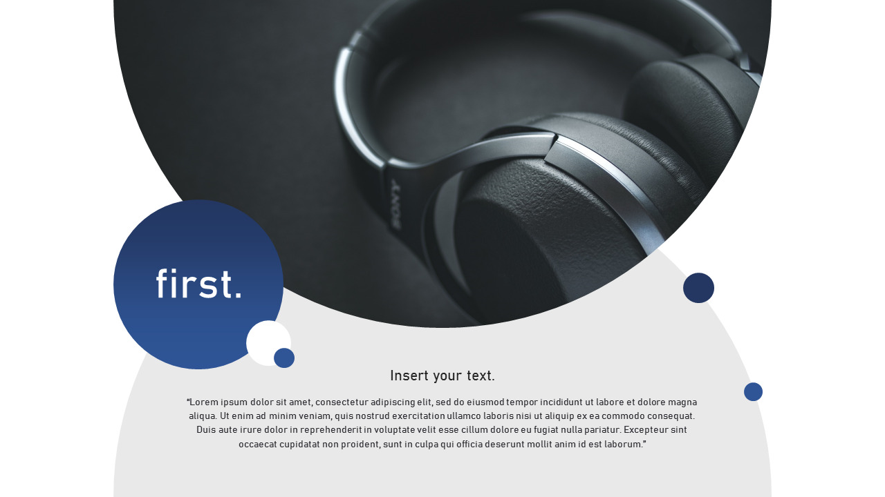 Earphone & Headset Design brief Templates|IT/Commerce|PPT