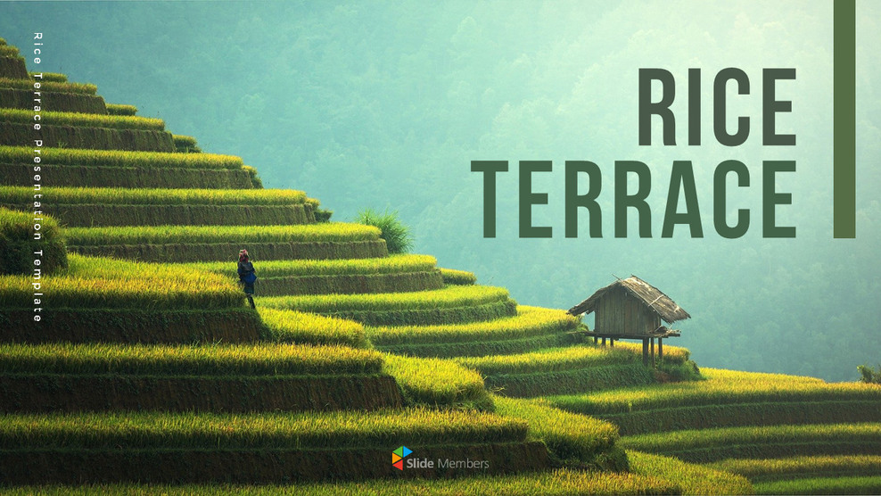 Rice Terrace power point powerpoint|Business|Templates