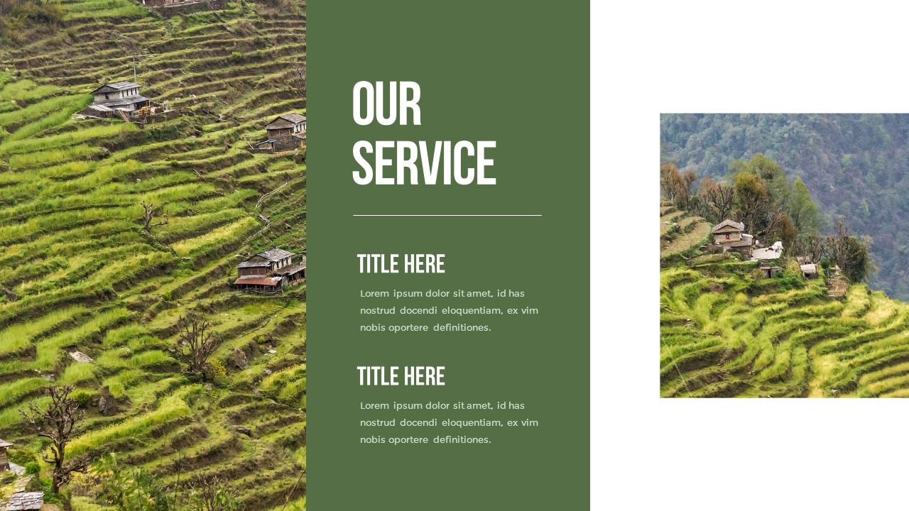 Rice Terrace power point powerpoint|Business|Templates