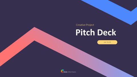 Animated Templates - Creative Project Pitch Deck powerpoint animation