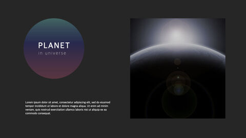 UNIVERSE keynote template|Lifestyle