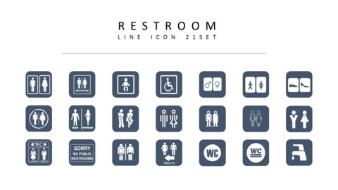21 Restroom Vector Images|Icon|Diagram