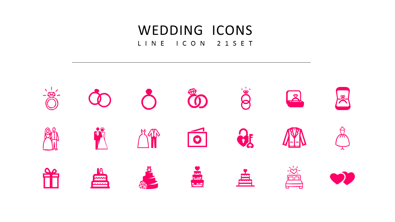 wedding icon vector