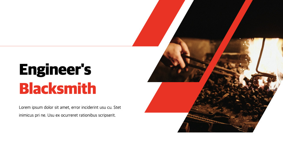 Blacksmith PPT Keynote|Business